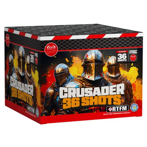 Crusader Vuurwerk Cake 36 Schoten Vol Effect | Vuurwerk Amsterdam